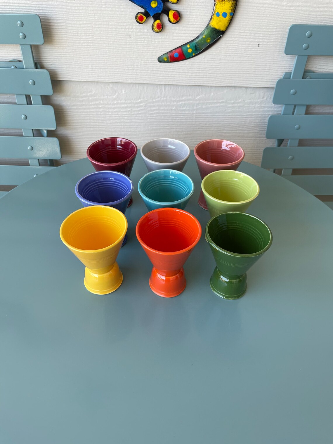 Vintage Harlequin (HLC) Individual / Double Egg Cup / CHOICE Color - Etsy