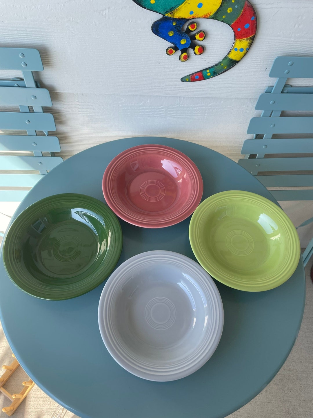 Vintage Fiesta (fiestaware) Deep Plate / 1950's Colors / CHOICE - Etsy