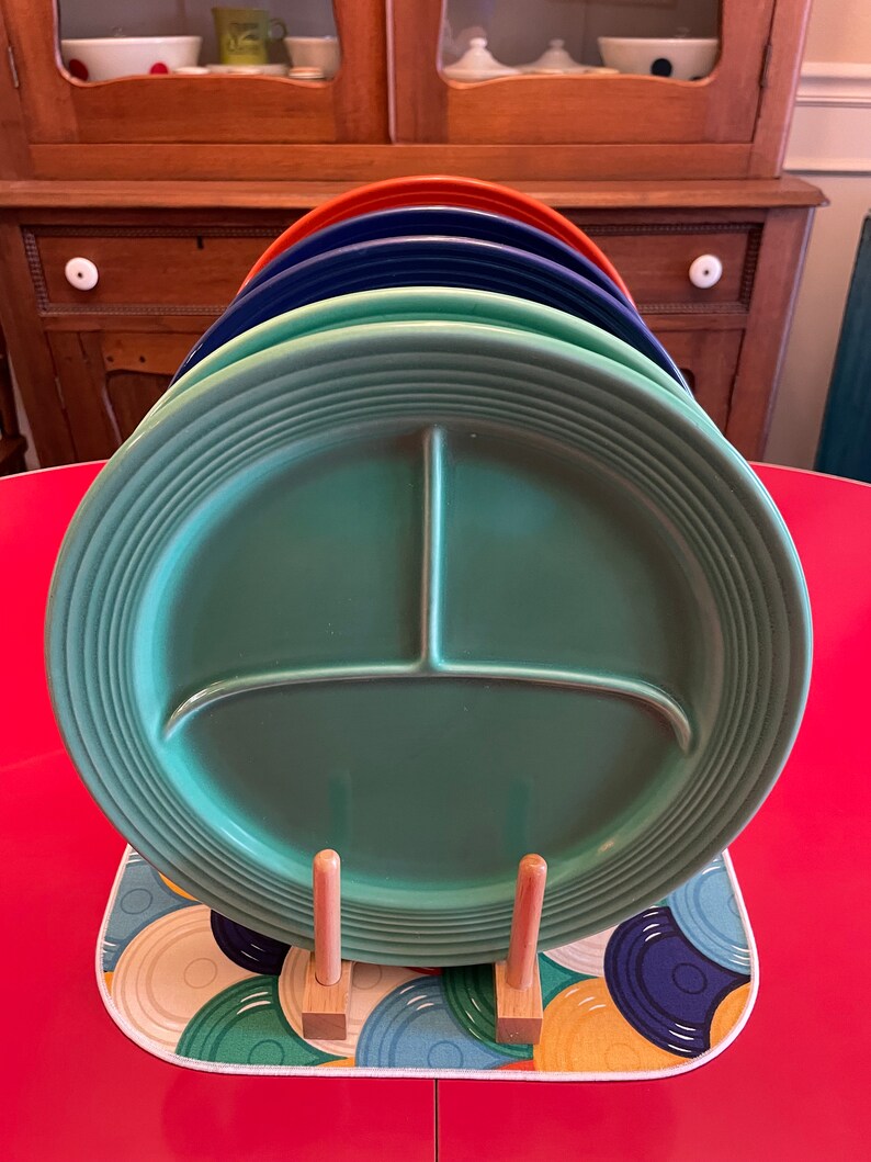 Vintage Fiesta fiestaware 12 Inch Compartment divided - Etsy