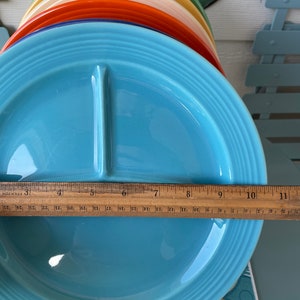 Vintage Fiesta (fiestaware) 10 1/2" Compartment Plate (divided Plate ...