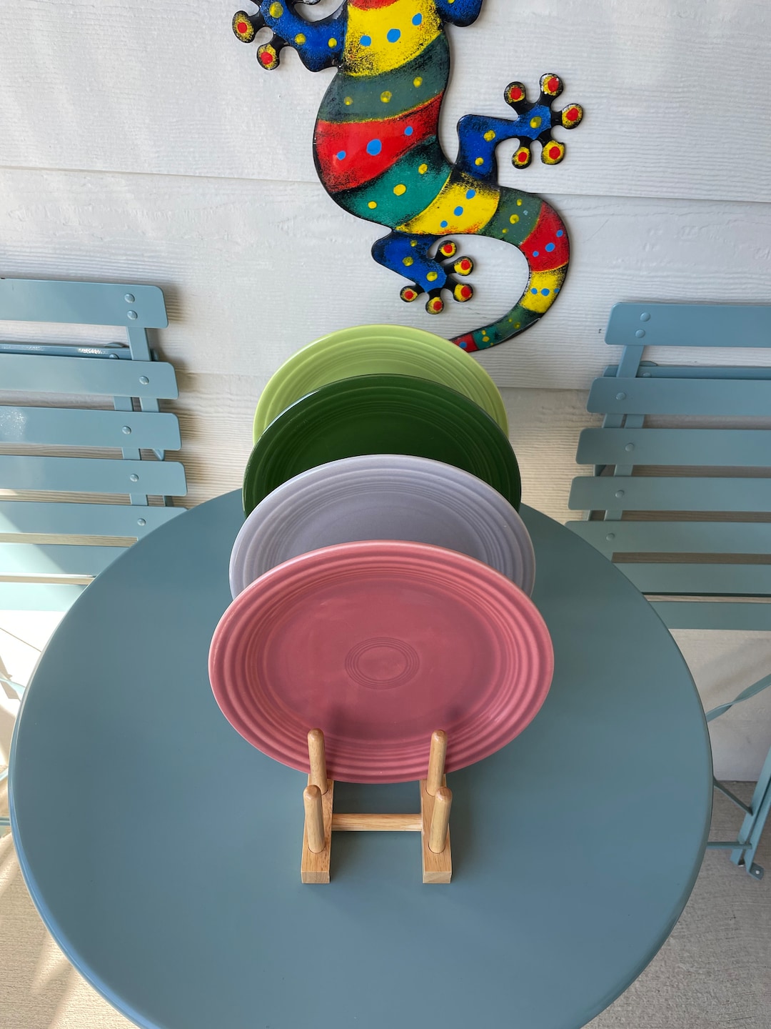 Vintage Fiesta (fiestaware) 9" Plate (luncheon Plate) / 1950's Colors ...