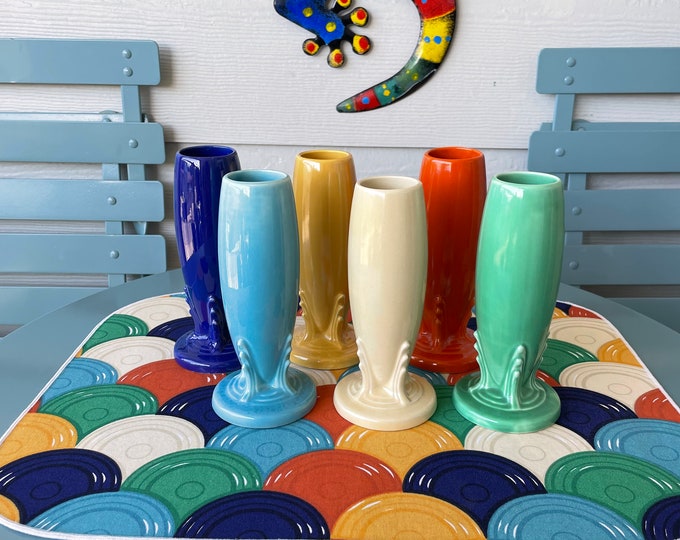 Vintage Fiesta fiestaware Bud Vase CHOICE Color - Etsy