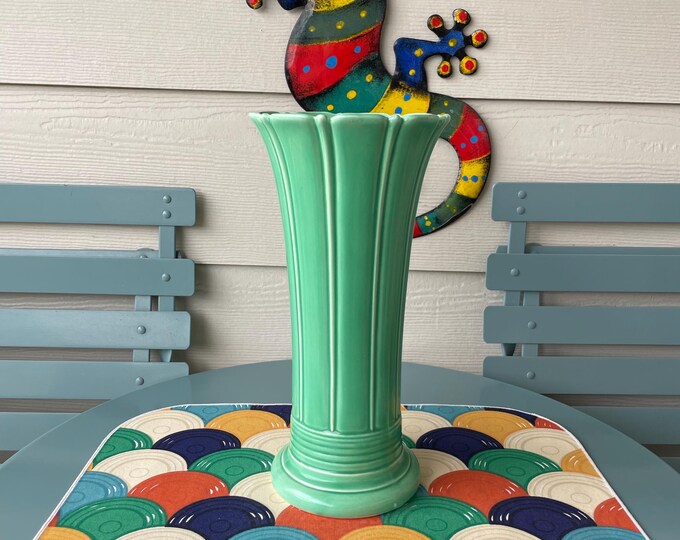 Vintage Fiesta (fiestaware) 12 Inch Vase in Original GREEN - Etsy