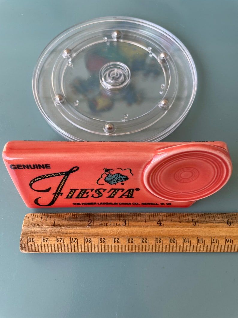 Fiesta (fiestaware) Post 86 Shelf Sign in PERSIMMON - Etsy