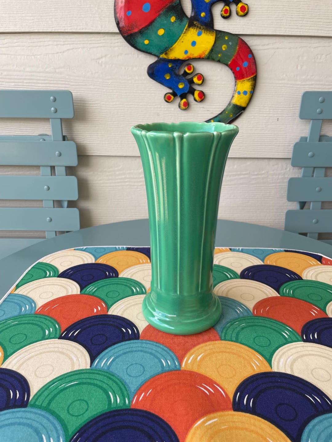 Vintage Fiesta (fiestaware) 8 Inch Vase in Original GREEN - Etsy
