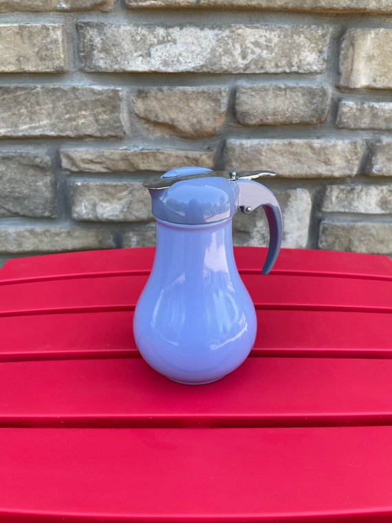 Vintage Dripcut fiesta Ceramic Syrup Dispenser With Lid / - Etsy