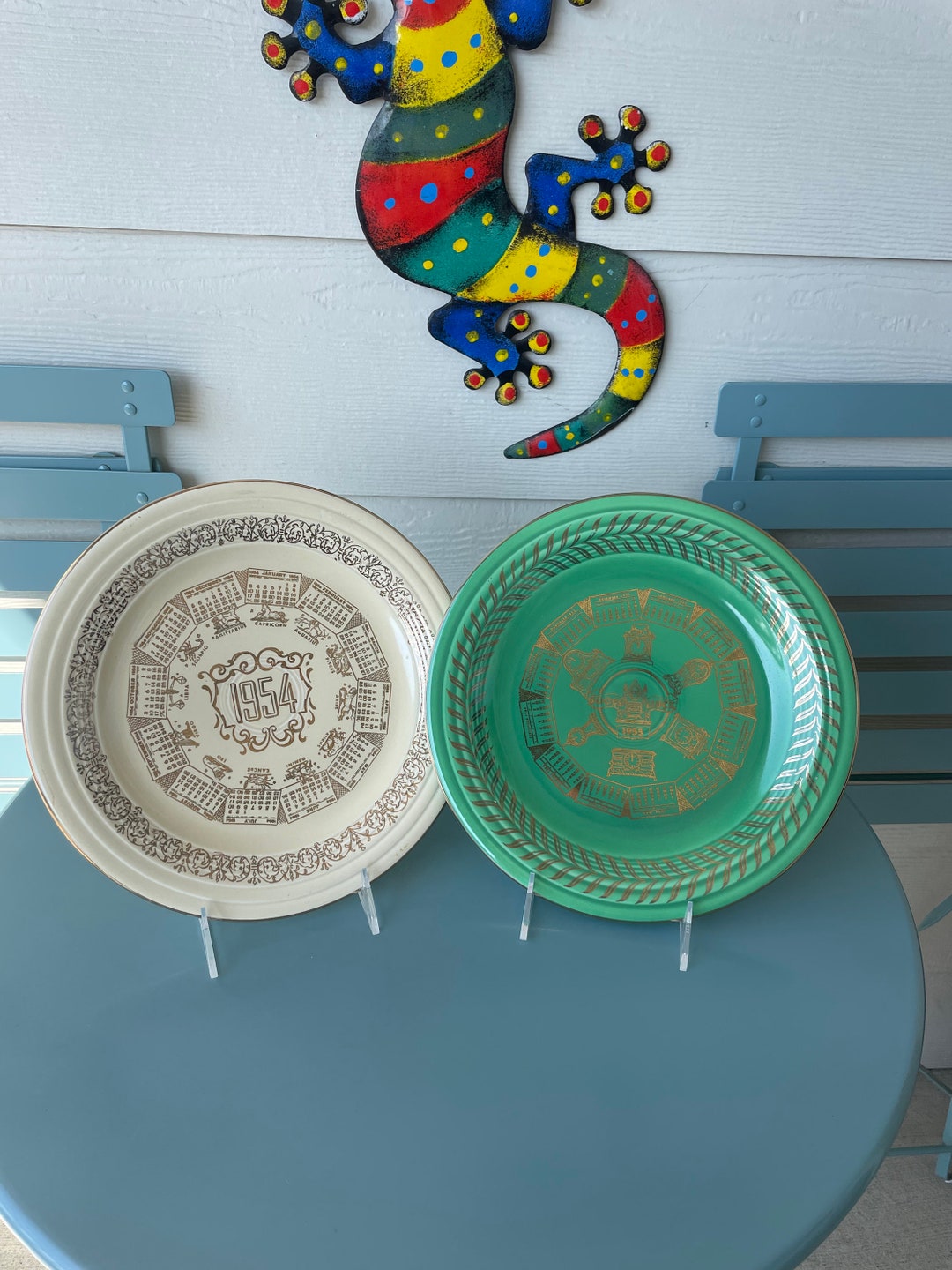 Vintage Fiesta (fiestaware) Calendar Plate / 1954 or 1955 / CHOICE - Etsy