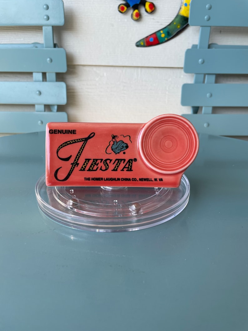 Fiesta (fiestaware) Post 86 Shelf Sign in PERSIMMON - Etsy