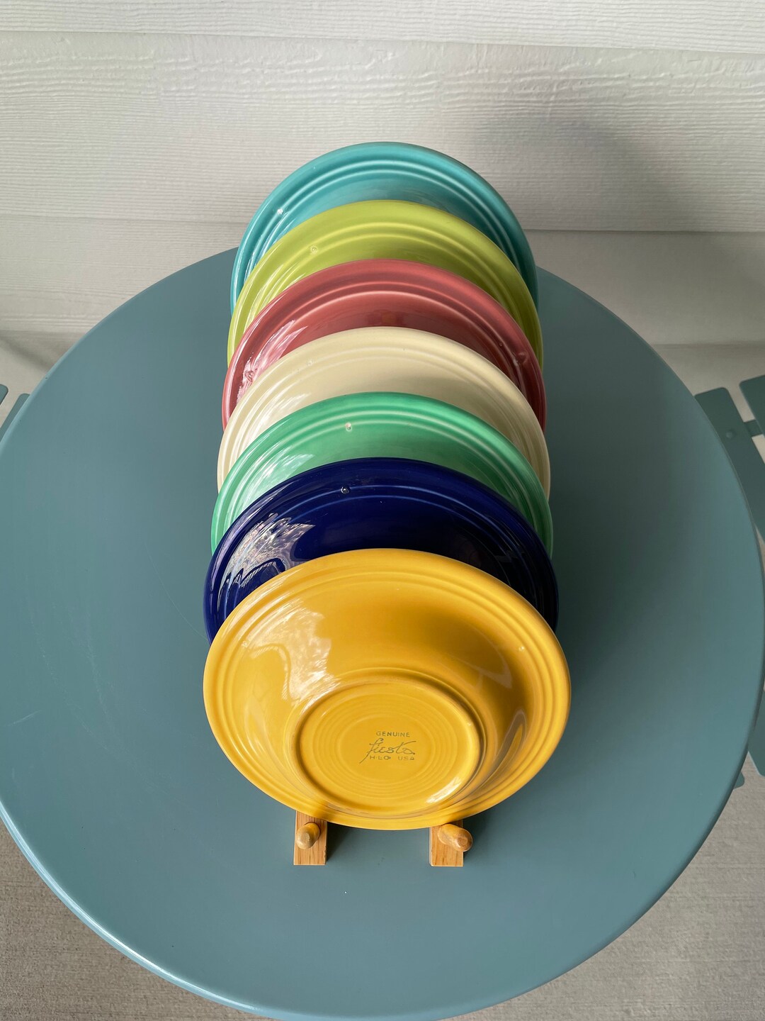 Vintage Fiesta fiestaware Deep Plate / CHOICE of 7 Colors - Etsy