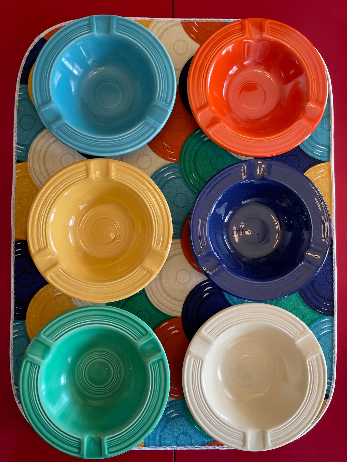 Vintage Fiesta (fiestaware) Ashtray / CHOICE of Original 6 Colors - Etsy