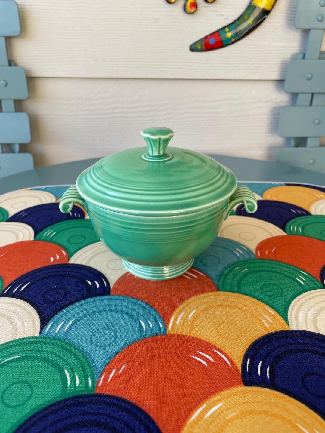 Vintage Fiesta (fiestaware) Covered Onion Soup in Original GREEN - Etsy