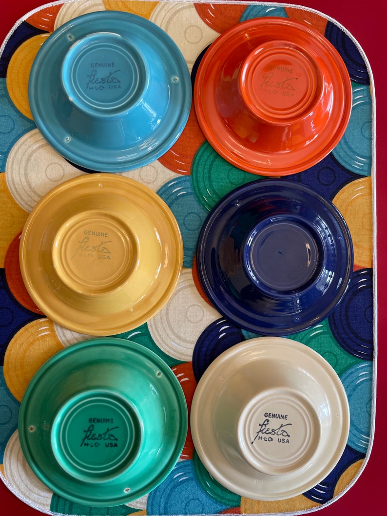 Vintage Fiesta (fiestaware) Ashtray / CHOICE of Original 6 Colors - Etsy