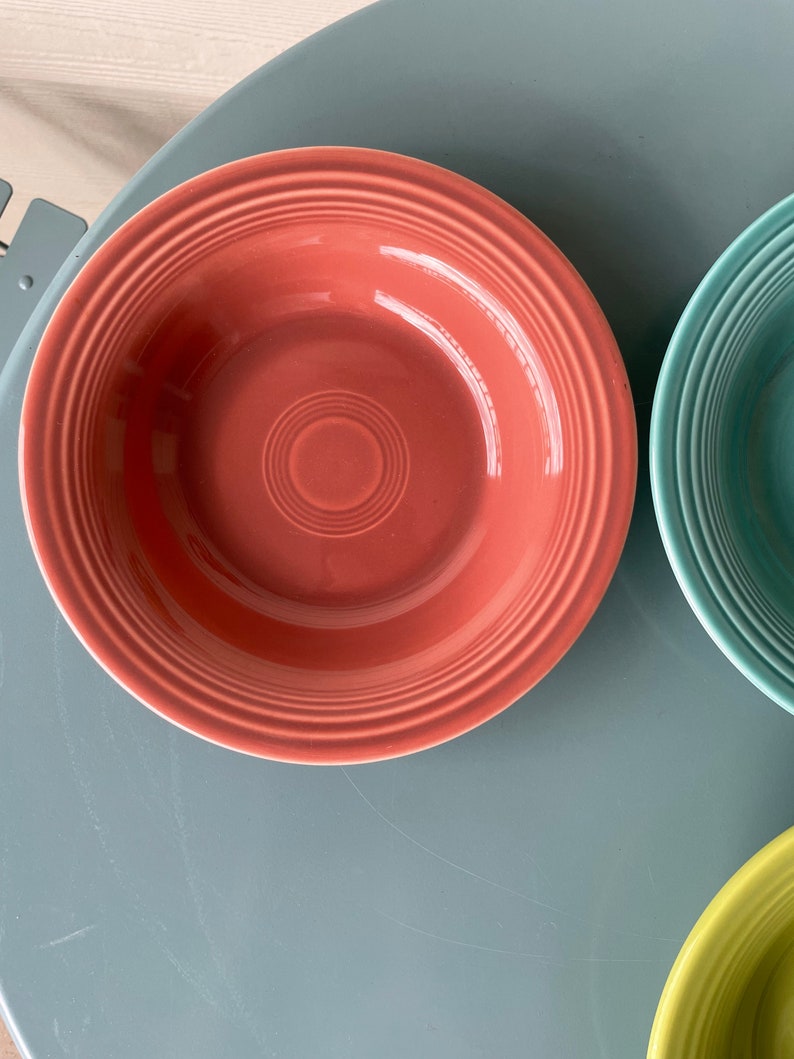 Vintage Fiesta fiestaware Deep Plate / CHOICE of 7 Colors | Etsy