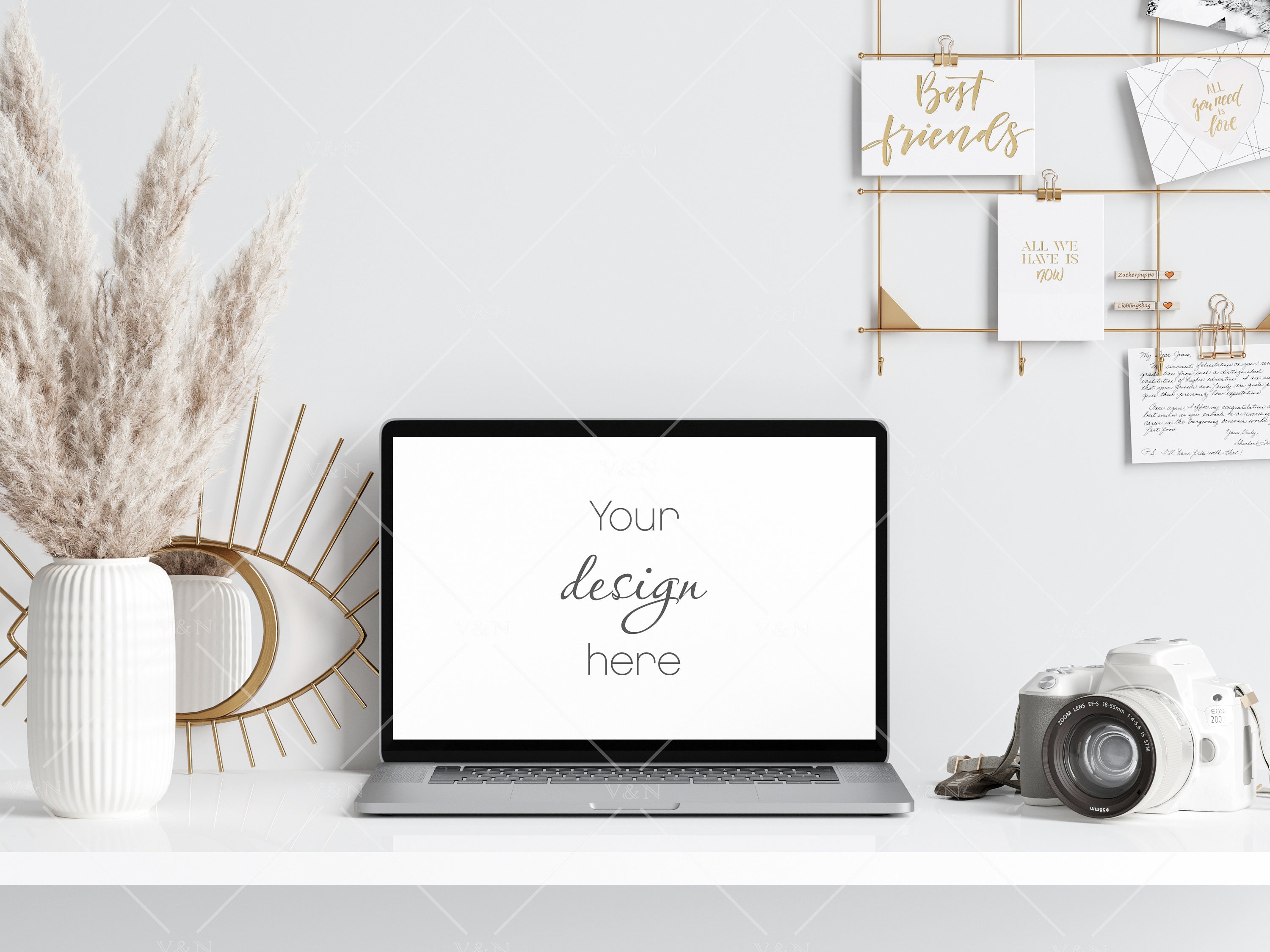 Laptop Mockup Minimalist Interior Device Mockup Сomputer - Etsy