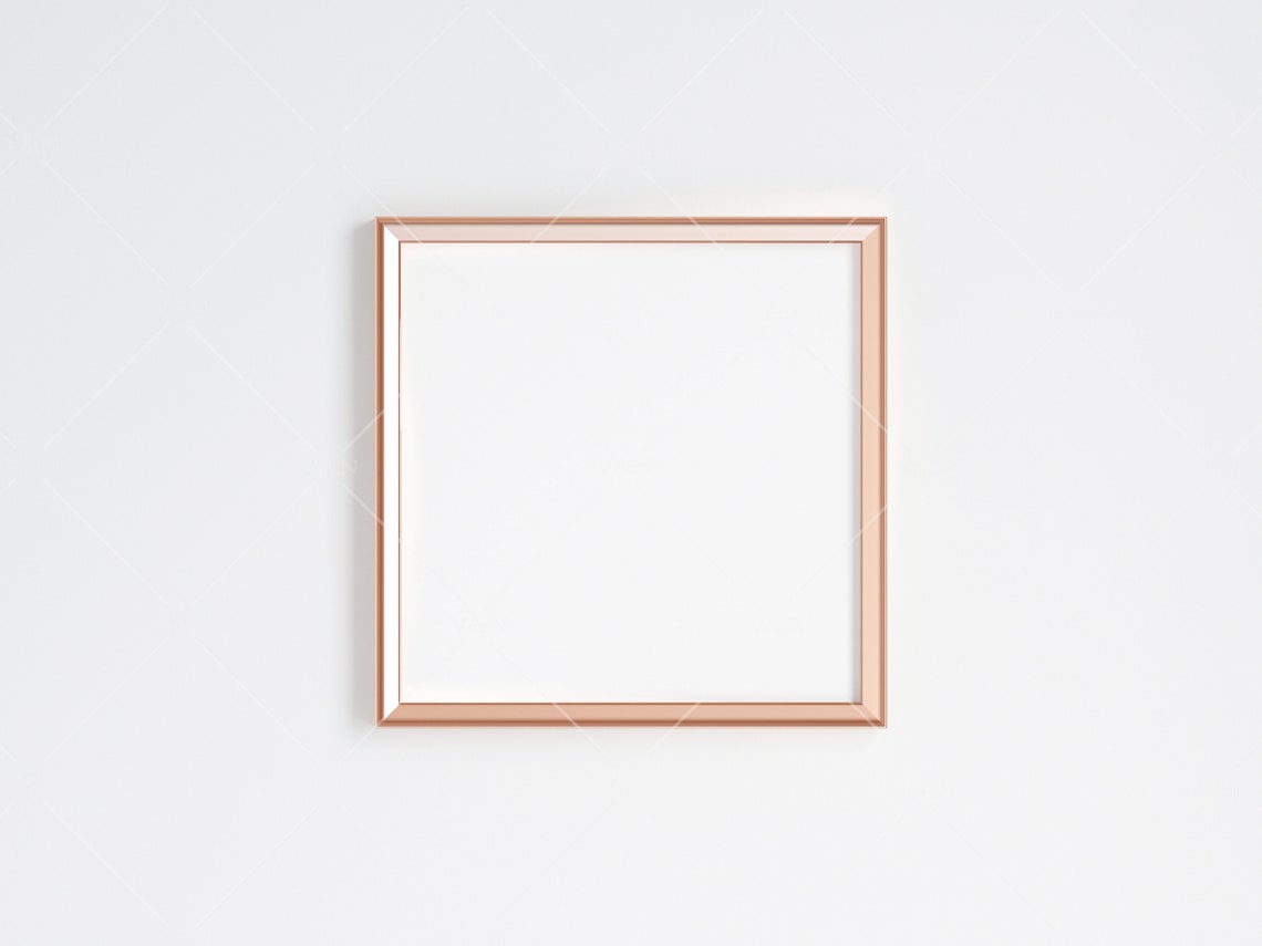 Gold Square Frame Mockup Poster Mockup Minimalist Mockup - Etsy