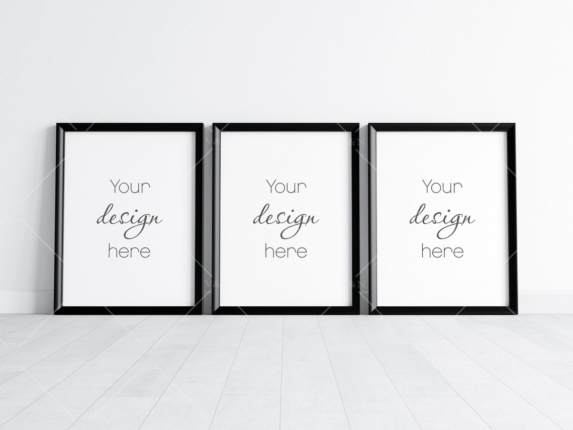 Frame Mockup 4x3 Ratio, Poster Mockup, Minimalist Mockup, JPG PNG PSD ...