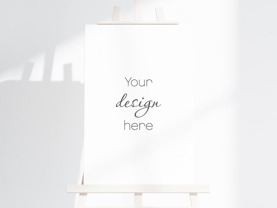 2x3 Canvas Mockup PSD, Easel Mockup, Vertical Canvas Mockup Smart ...