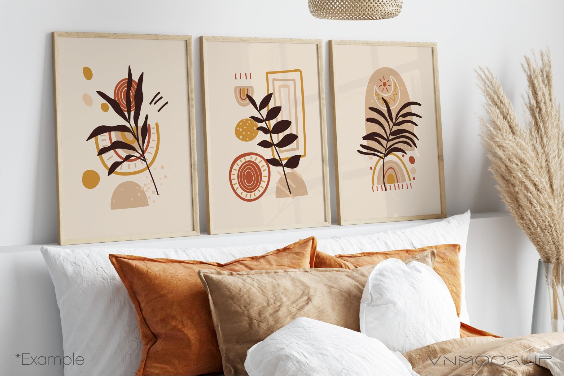 Bedroom Frame Mockup Bundle PSD JPG - Etsy