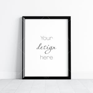 Frame Mockup 4x3 Ratio, Poster Mockup, Minimalist Mockup, JPG PNG PSD ...