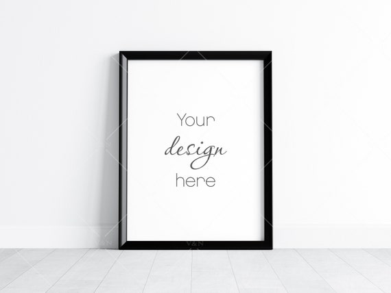 Frame Mockup 4x3 Ratio Poster Mockup Minimalist Mockup JPG | Etsy