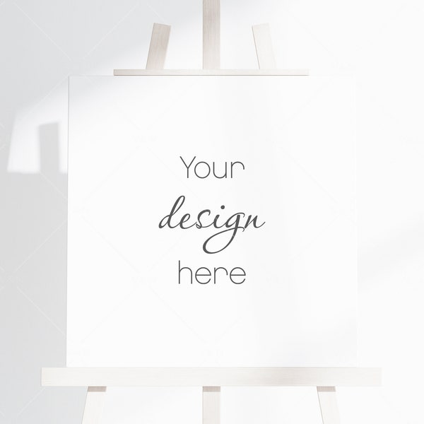 Square Easel Mockup - Etsy