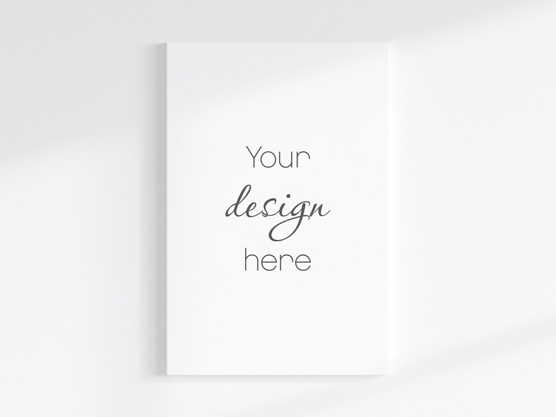 2x3 Canvas Mockup PSD, Vertical Canvas Mockup Smart Object in Photoshop ...