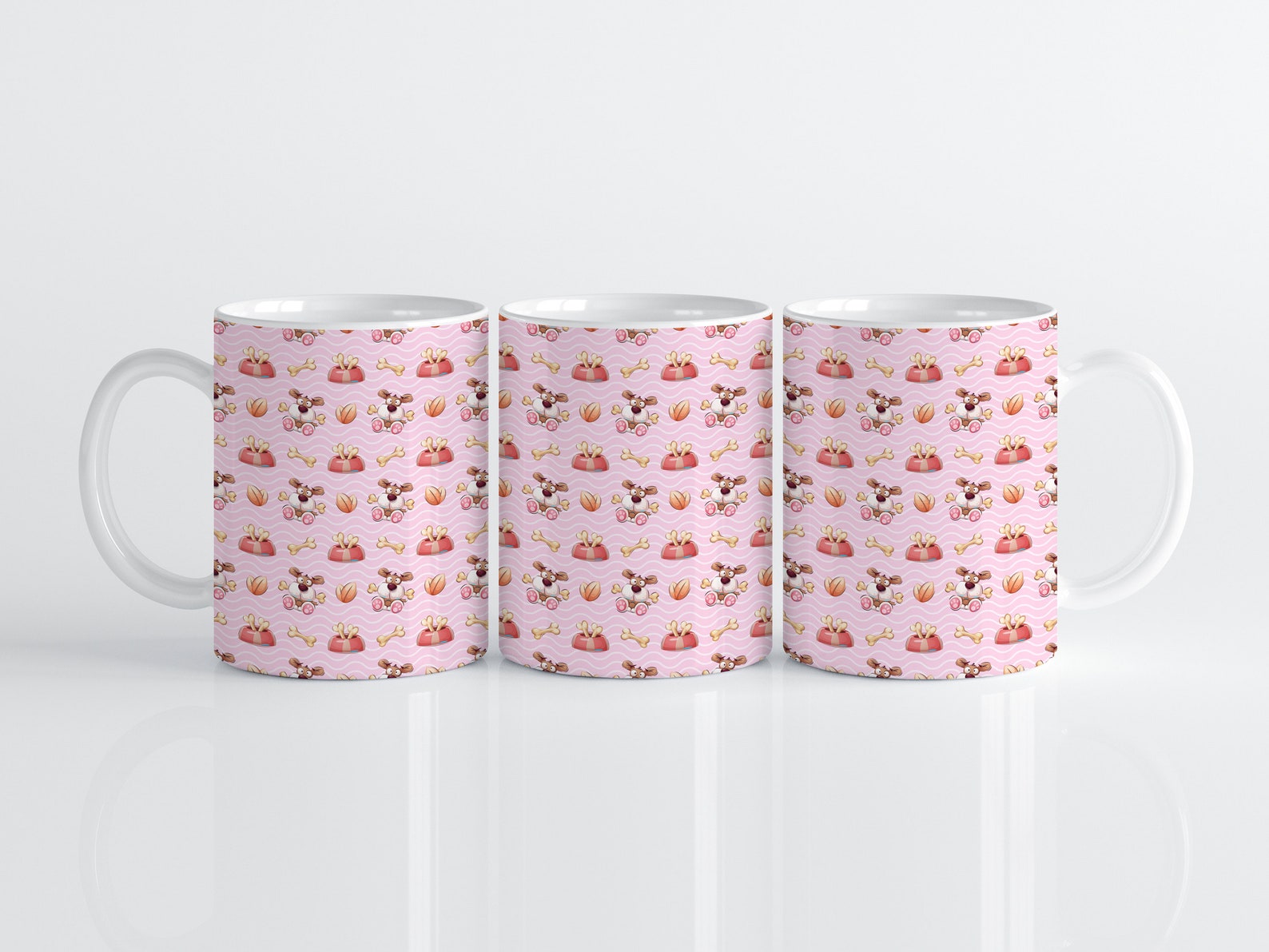 3 Mugs Mockup Coffee Cups Mockup Three White Mugs Mockup - Etsy