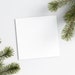 Square Christmas Card Mockup, Mockup Christmas Card, Invitation Mockup ...