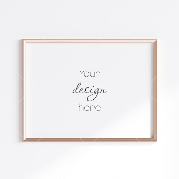 Gold Frame Vertical Landscape - Etsy