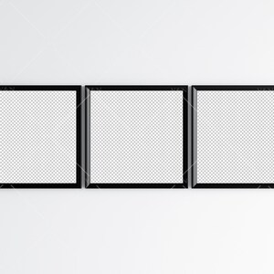 Black Square Frame Mockup, Poster Mockup, Minimalist Mockup, JPG PNG ...