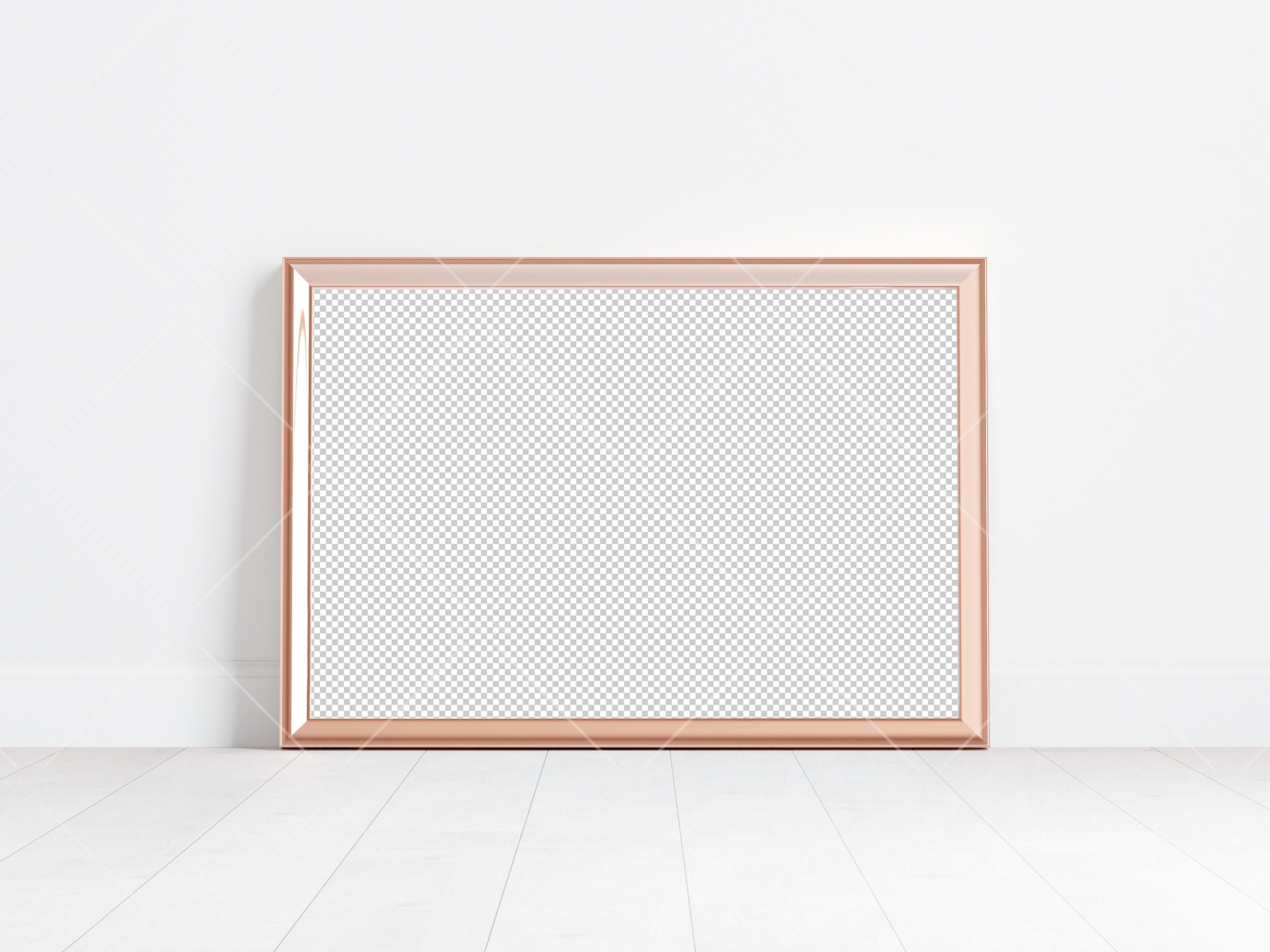 Gold Horizontal Frame Mockup 3x2 Ratio Poster Mockup - Etsy