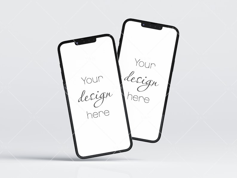 Phone Mockup JPG PNG PSD Minimalist Device Mockup Phone | Etsy