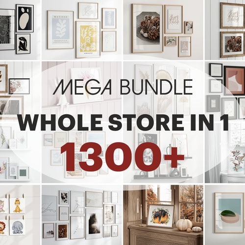Mega Bundle Mockup Set Whole Store in 1. Frame Mockup Mug - Etsy