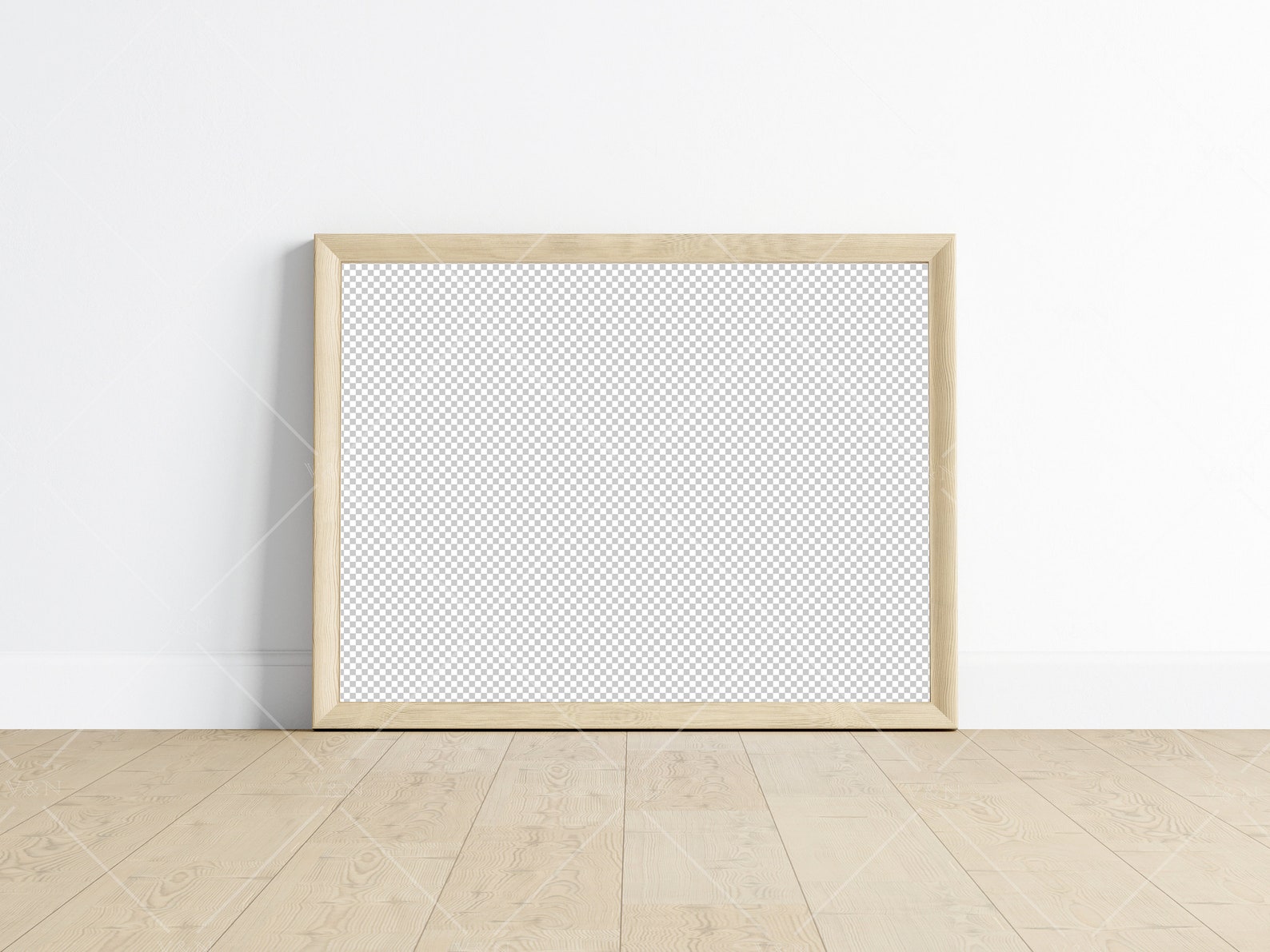 Horizontal Frame Mockup 4x3 Ratio Poster Mockup Minimalist - Etsy