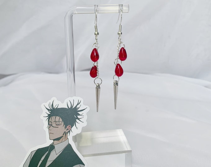 Piercing Blood Technique Anime Inspired Earrings - Etsy