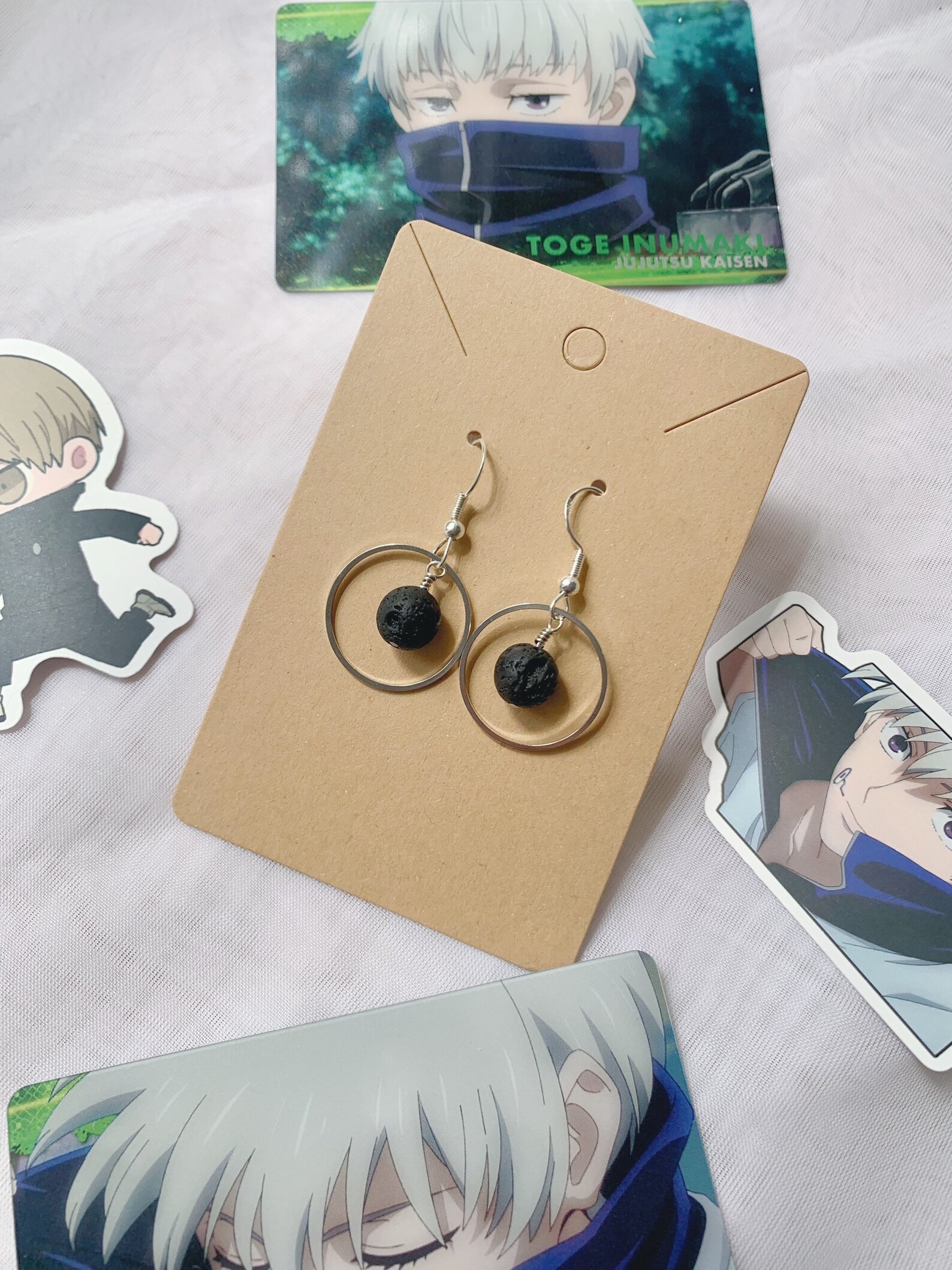 Cursed Speech Sorcerer Anime Inspired Earrings | Etsy