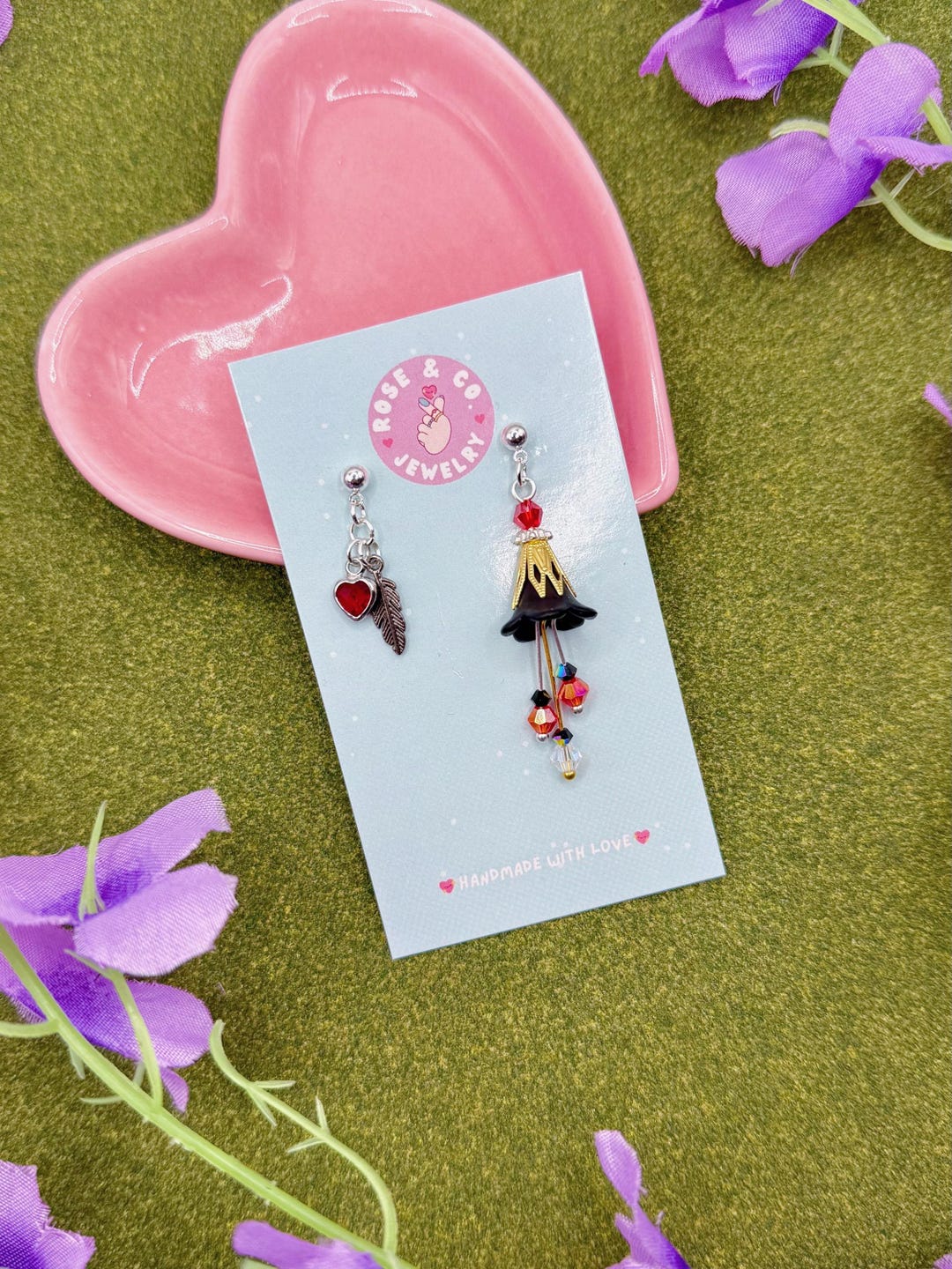 Sylus Improvised Flow Love And Deepspace Inspired Earrings Etsy