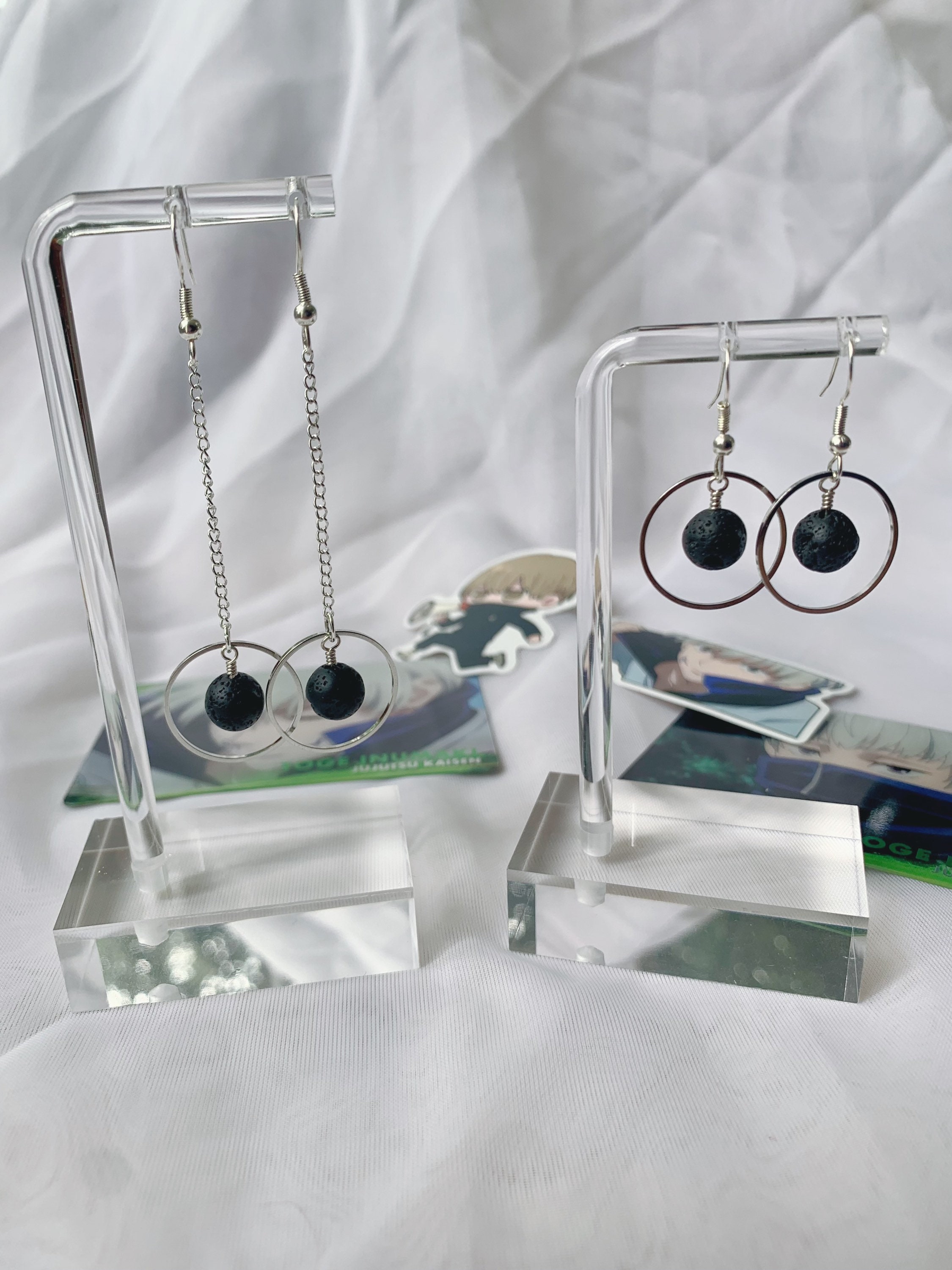 Cursed Speech Sorcerer Anime Inspired Earrings | Etsy