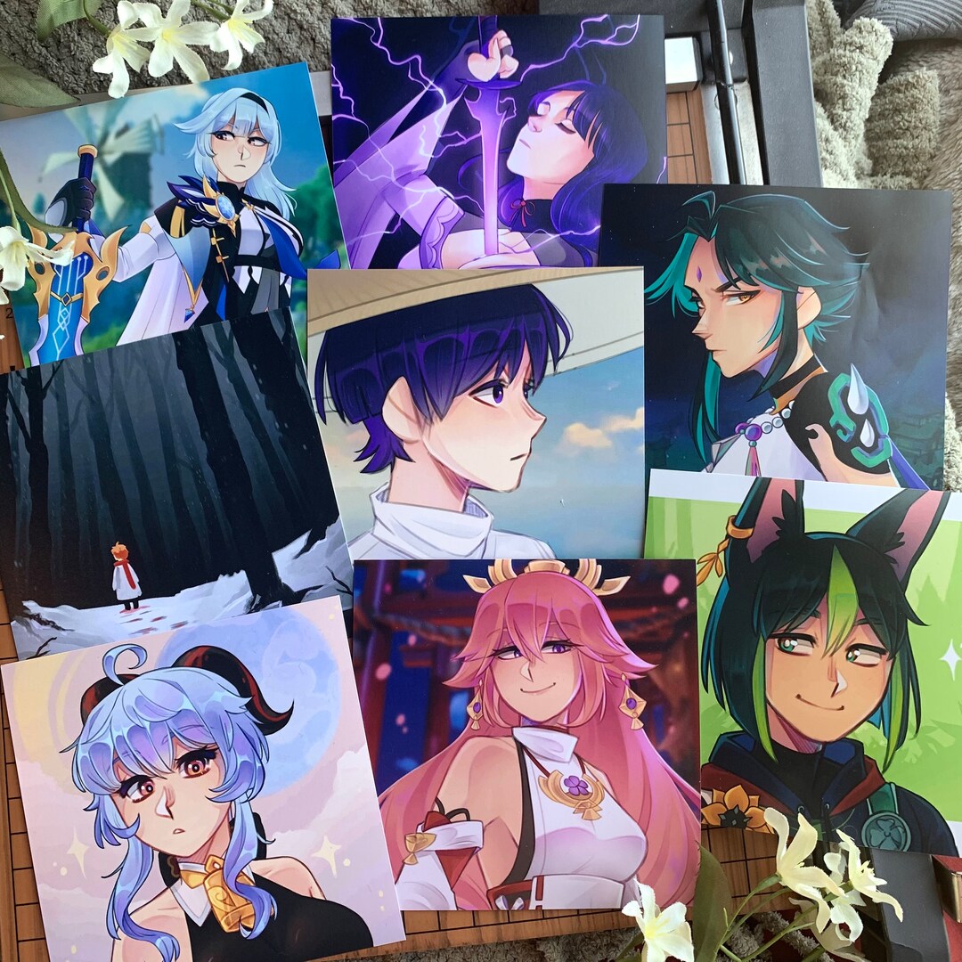 Genshin Impact Mini Prints - Etsy Canada