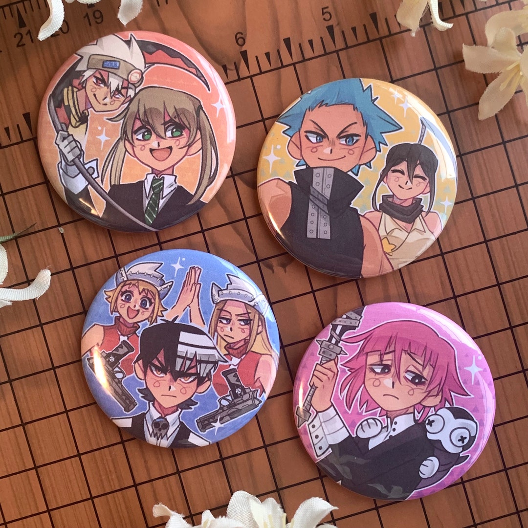 Soul Eater Buttons - Etsy