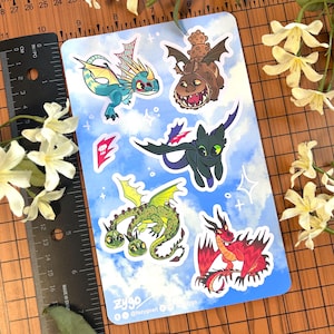 HTTYD Sticker Sheets - Etsy