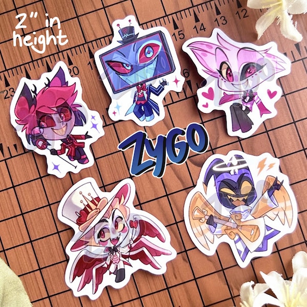 Hazbin Hotel Stickers - Etsy