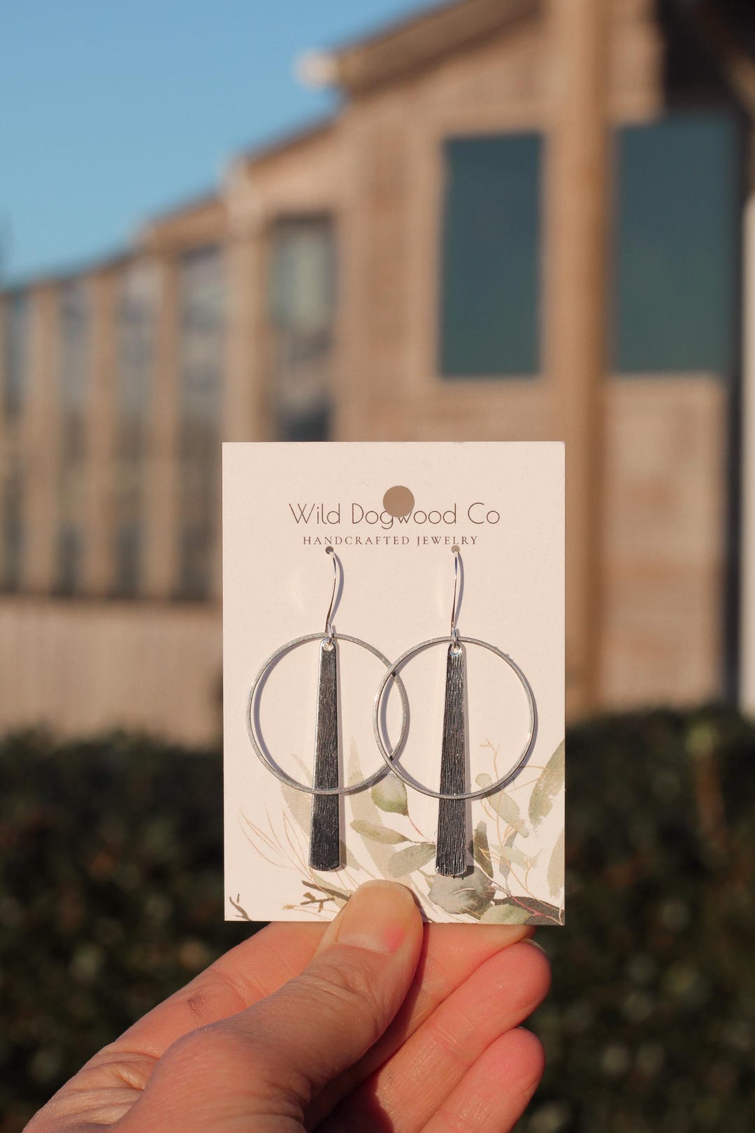 Fun Silver Circle Rod Dangles. Wild Dogwood Co - Etsy