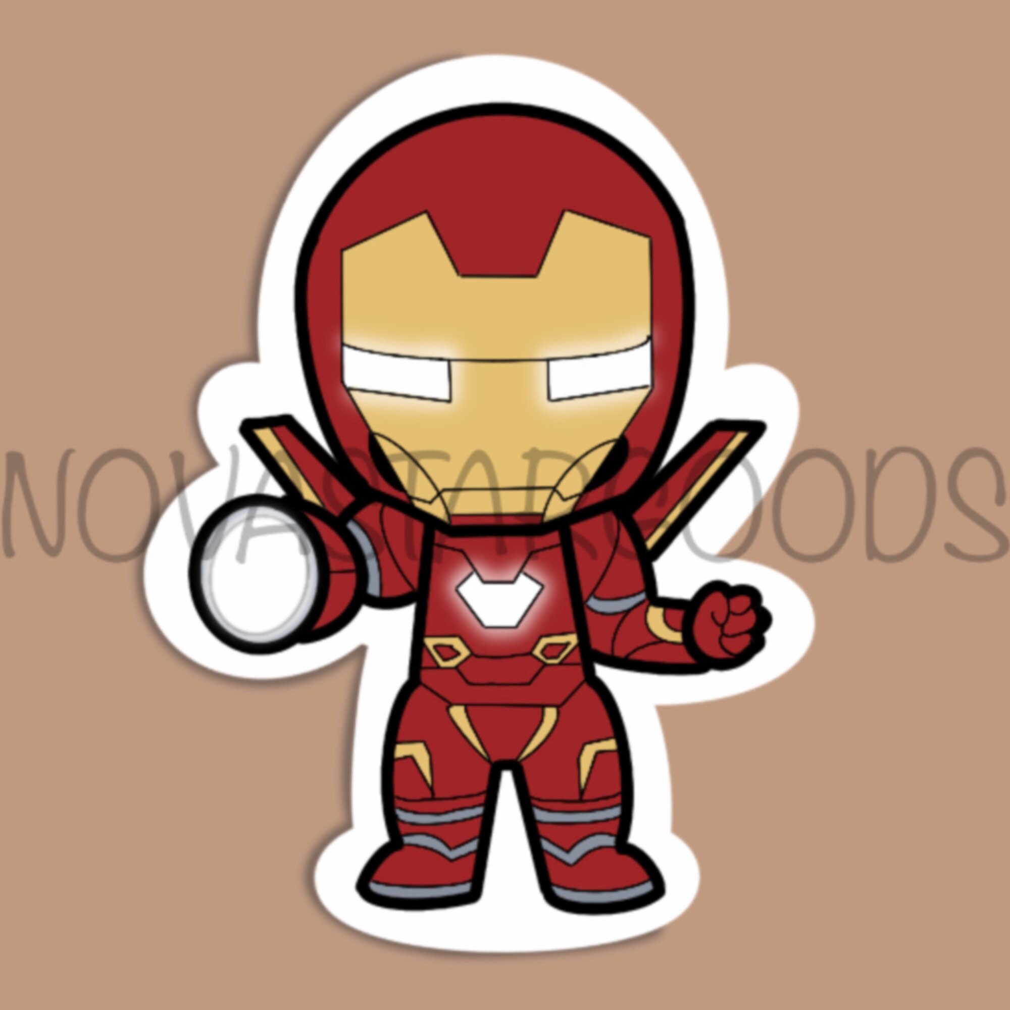 Iron Man Sticker | Etsy