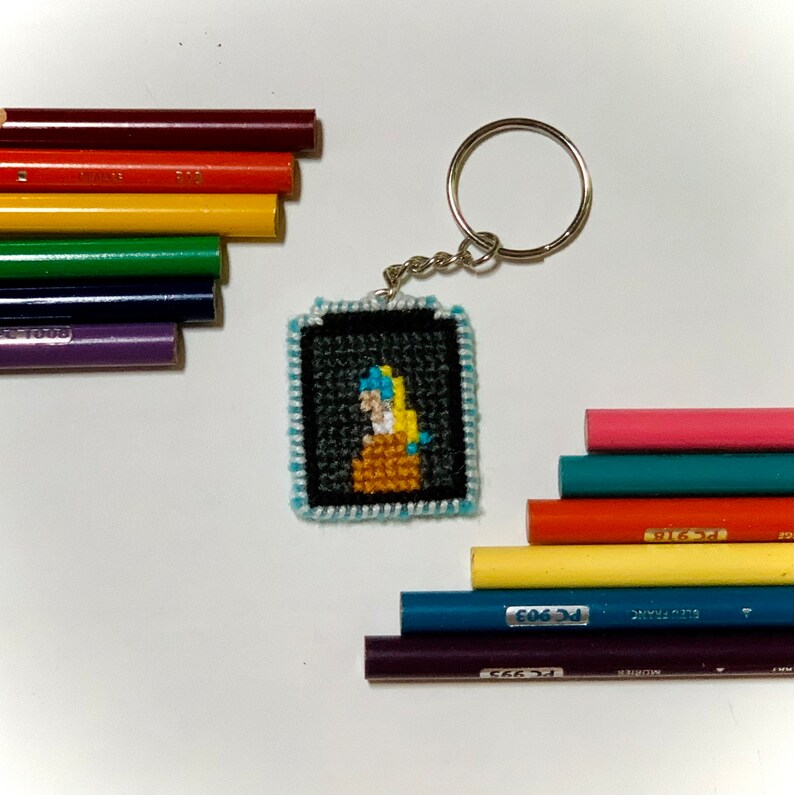 Famous Paintings Inspired Keychains - Etsy