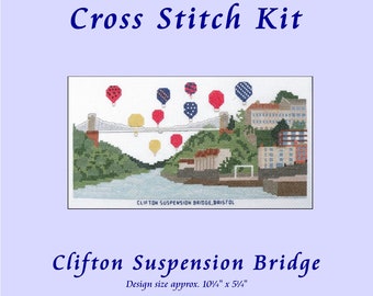 Bridge Cross Stitch - Etsy UK