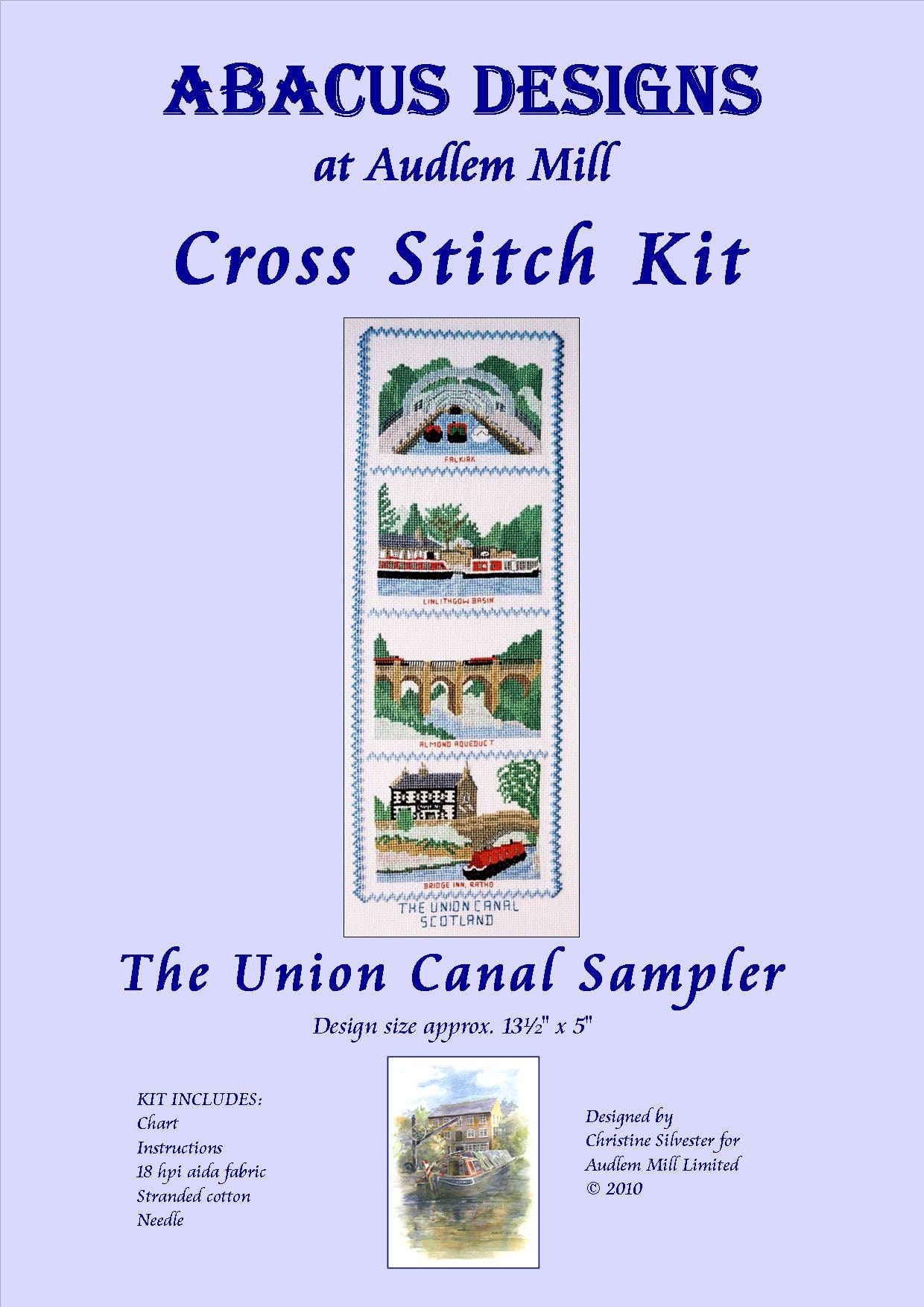 Union Canal Sampler Cross Stitch Kit - Etsy UK