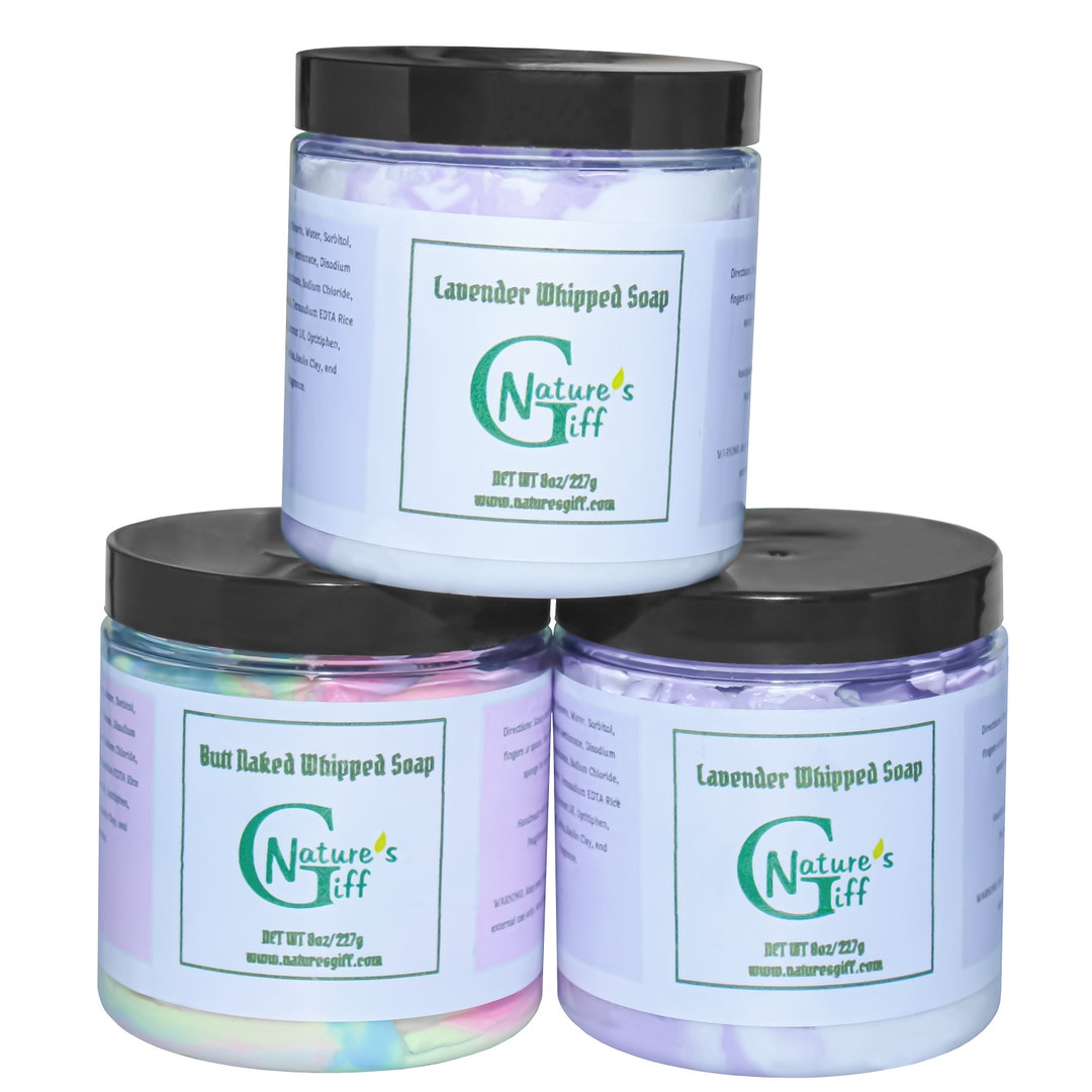 Whipped Cream Soap, All Natural, Moisturizing Soap, Contains Shea ...