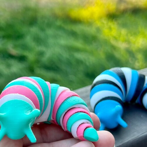 Articulated Slug Fidget Toy - Etsy