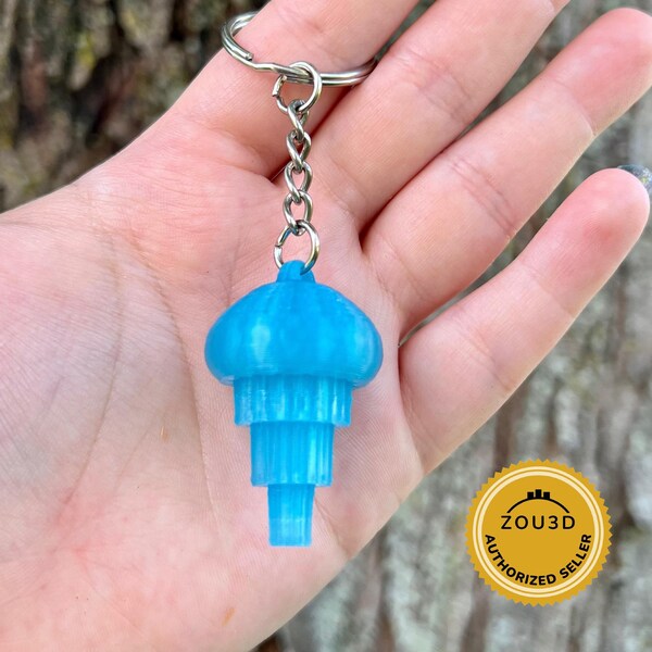 Jellyfish Keychain 3d Print - Etsy UK